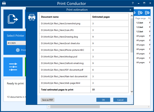 Batch Print Multiple Pdf Text And Image Files With Print Conductor