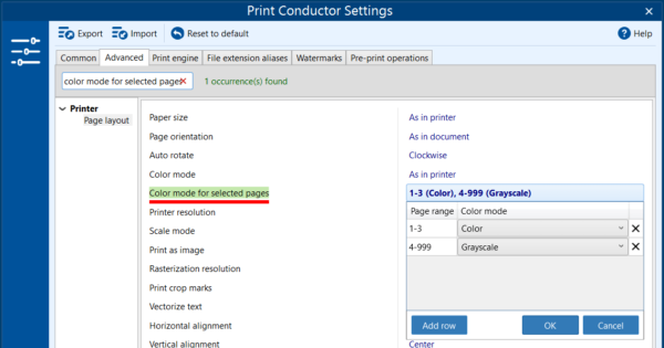 How to Set Color Mode in Print Conductor: Color vs. Grayscale Printing ...
