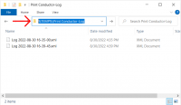 Where to Find Print Conductor Log Files