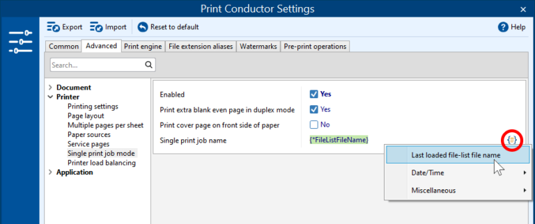 How to Use Single Print Job Mode – Print Conductor