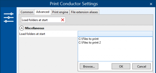 How to Load a List of Files for Printing in Print Conductor