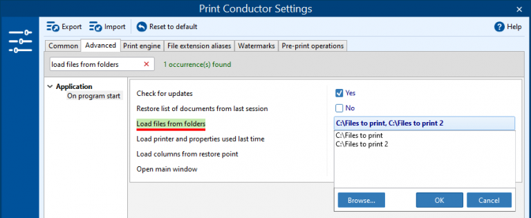 How to Add Files for Printing in Print Conductor