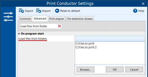 How to Add Files for Printing in Print Conductor