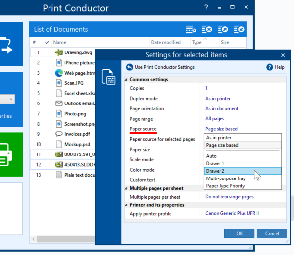 How to Use Single Print Job Mode – Print Conductor