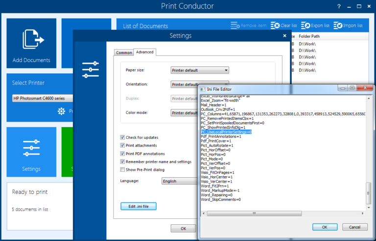 Print Conductor 55 Simulate Overprinting For Pdf Files Printing Of Script Files And Interface