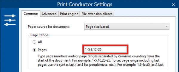 Document Printing Settings | Batch Printing with Print Conductor