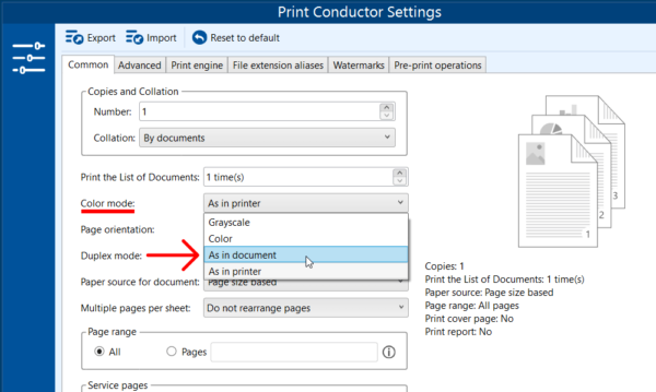 How to Set Color Mode in Print Conductor: Color vs. Grayscale Printing ...
