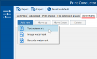 Overview of Print Conductor Settings – Print Conductor