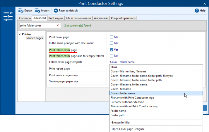 How to Use Cover Pages | Batch Printing with Print Conductor